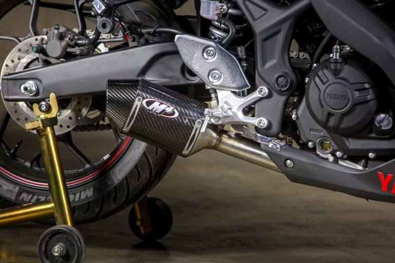 2015-2024 Yamaha R3/MT-03 Slip-On Street Slayer Carbon – Shop M4 Exhaust