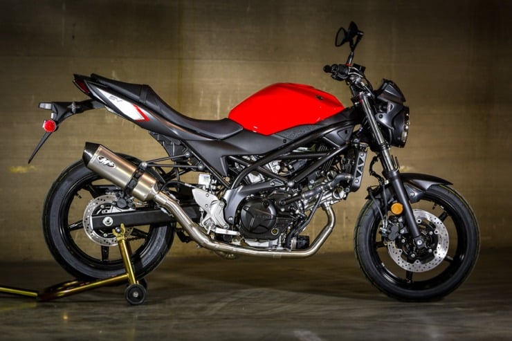 2017 Suzuki SV 650 Race Full System – Titanium – Shop M4 Exhaust