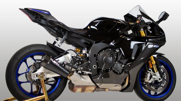 2015 Yamaha R1 Slip-On RM1 Black – Shop M4 Exhaust