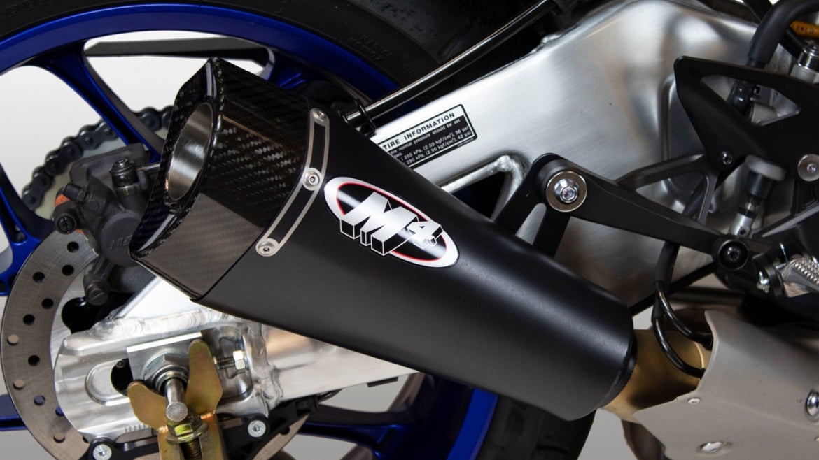 2015 Yamaha R1 Slip-On RM1 Black – Shop M4 Exhaust