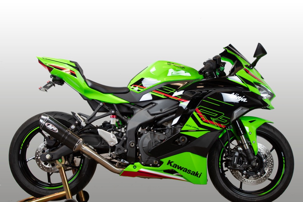 2023 Kawasaki ZX-4RR Full System X96 Carbon – Shop M4 Exhaust