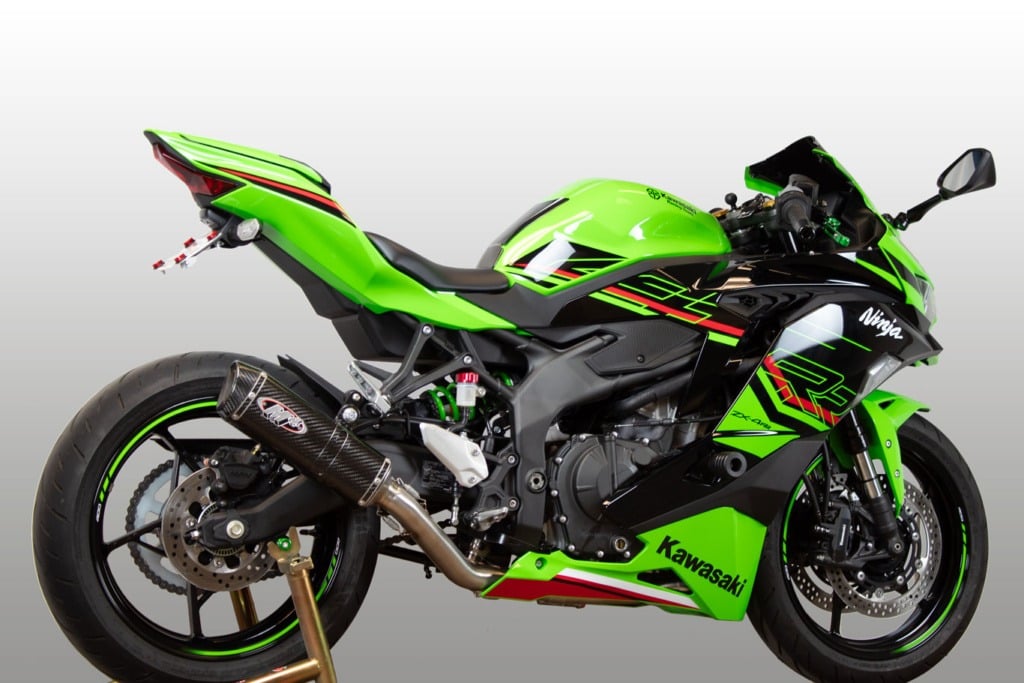 2023 Kawasaki ZX-4RR Full System X96 Carbon – Shop M4 Exhaust